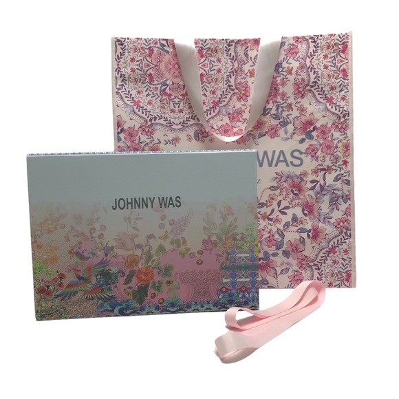 Johnny Was | Bags | Johnny Was Pink Floral Shopping Tote Bag Gift Box ...